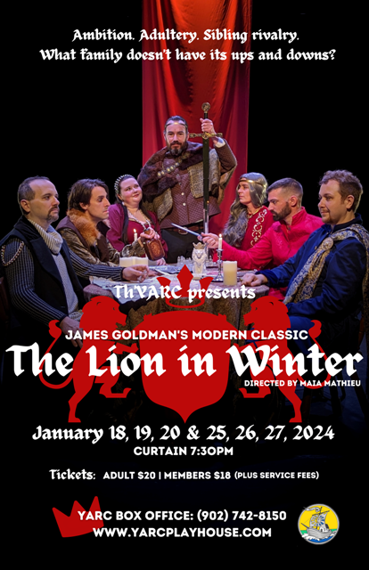Tickets | The Lion In Winter | Th'YARC PLAYHOUSE AND ARTS CENTRE