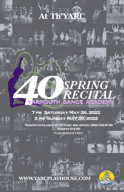 Tickets | YDA 40th Spring Recital | Th'YARC PLAYHOUSE AND ARTS CENTRE